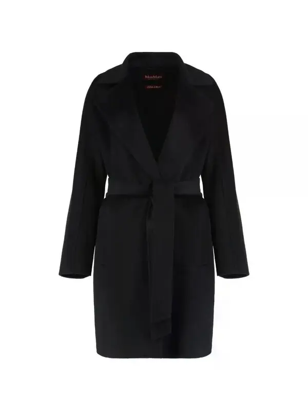 Max Mara Belted Notched Lapel Coat