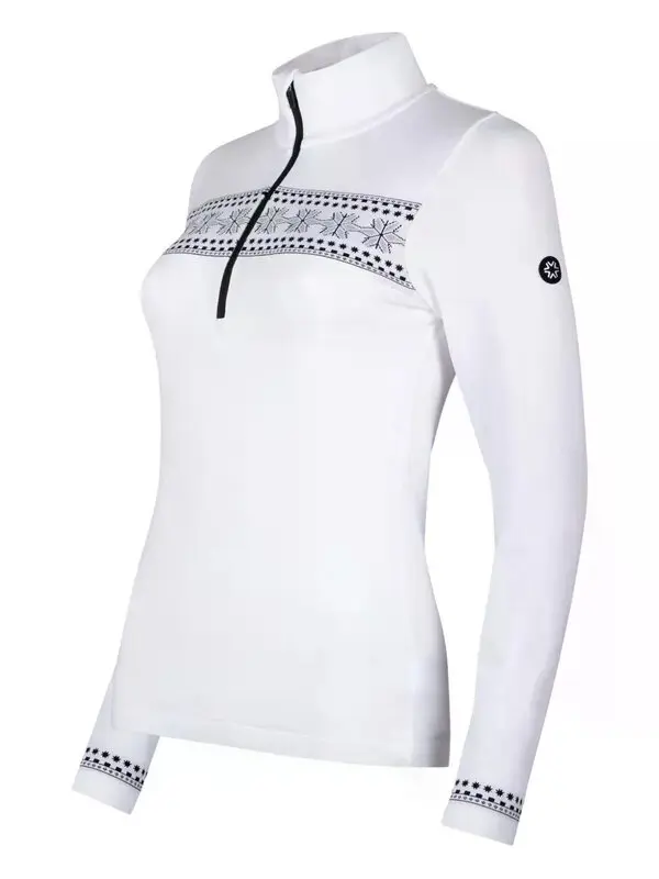 NEWLAND N4 6826 0091" Half Zip Technical Baselayer - White