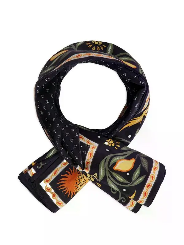 FURSAC Floral-pattern Scarf