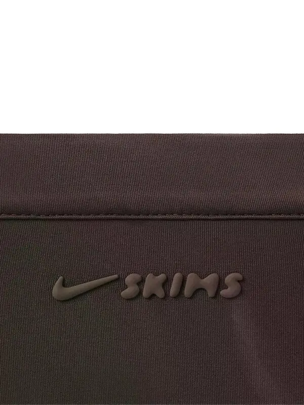 SKIMS X Nike Shine Triangle Sports Bra - Brown