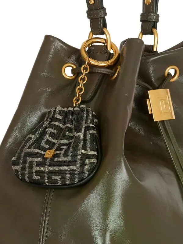 Balmain Monogram Jacquard Keyring
