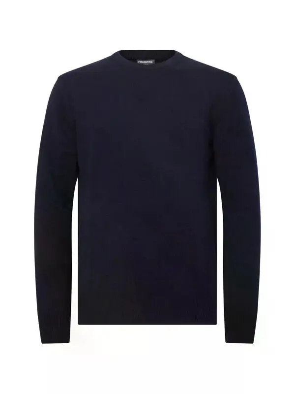 FRANZESE COLLECTION Ribbed Crew Neck Sweater