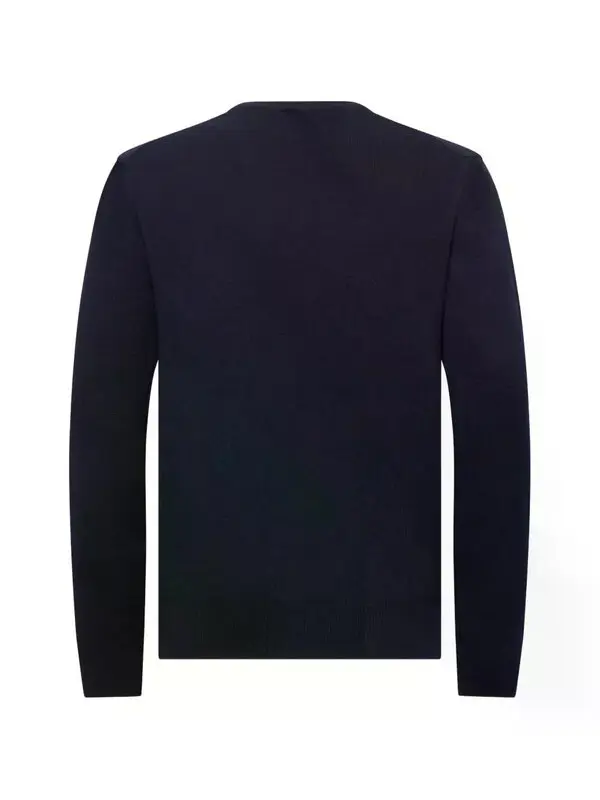 FRANZESE COLLECTION Ribbed Crew Neck Sweater