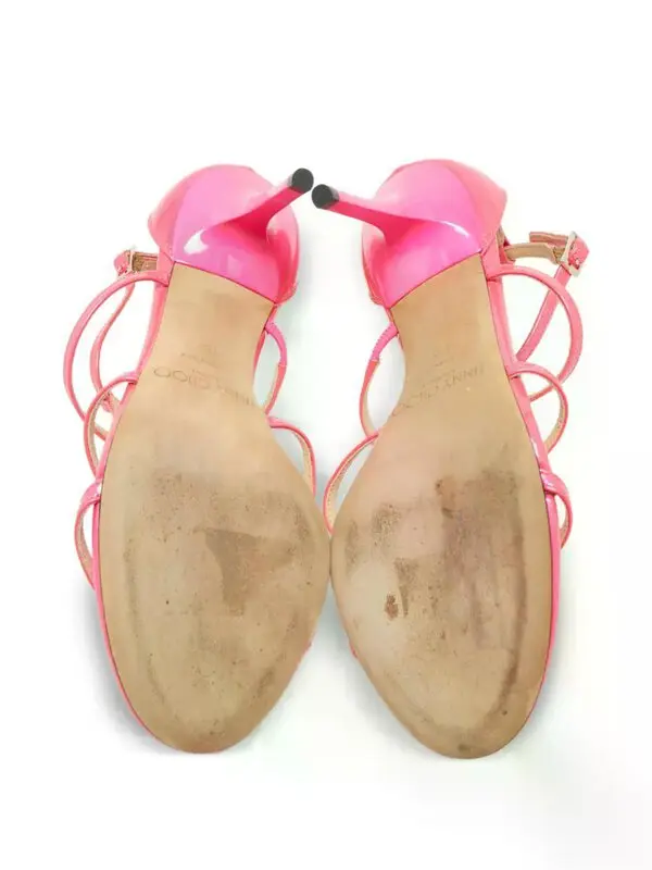 JIMMY CHOO Leather Thistle Sandals