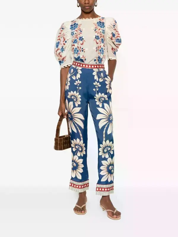 Farm Rio Luna Floral Trousers