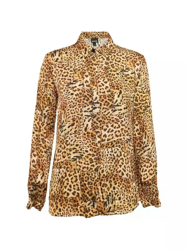 Just Cavalli Leopard Print Shirt