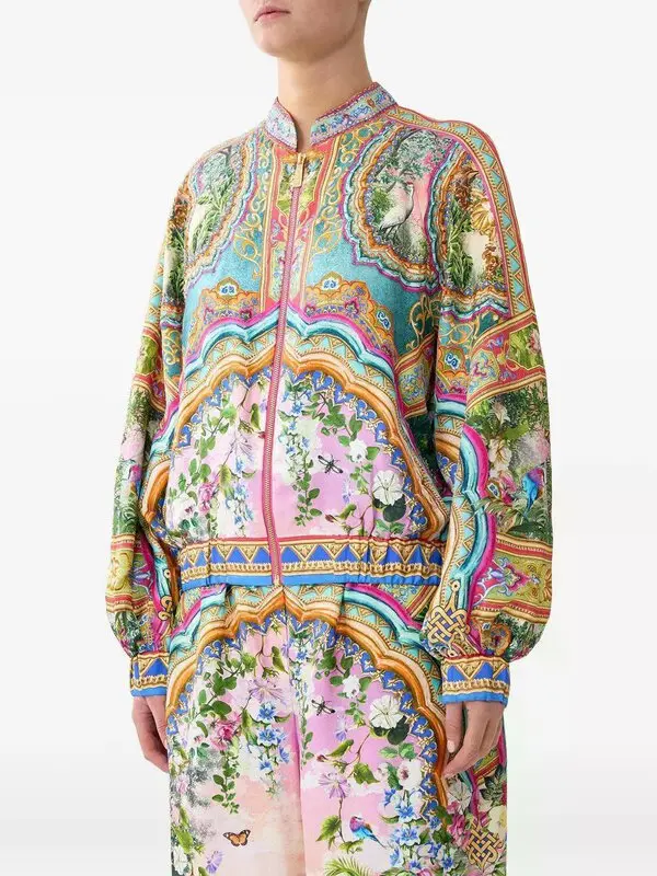 Camilla Pattern Bomber Jacket