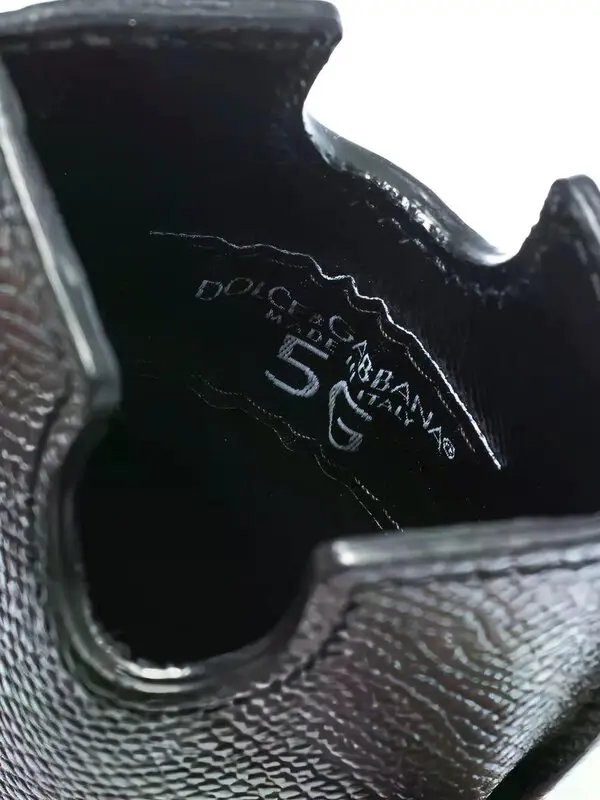 Dolce & Gabbana Embossed Leather Phone Cover