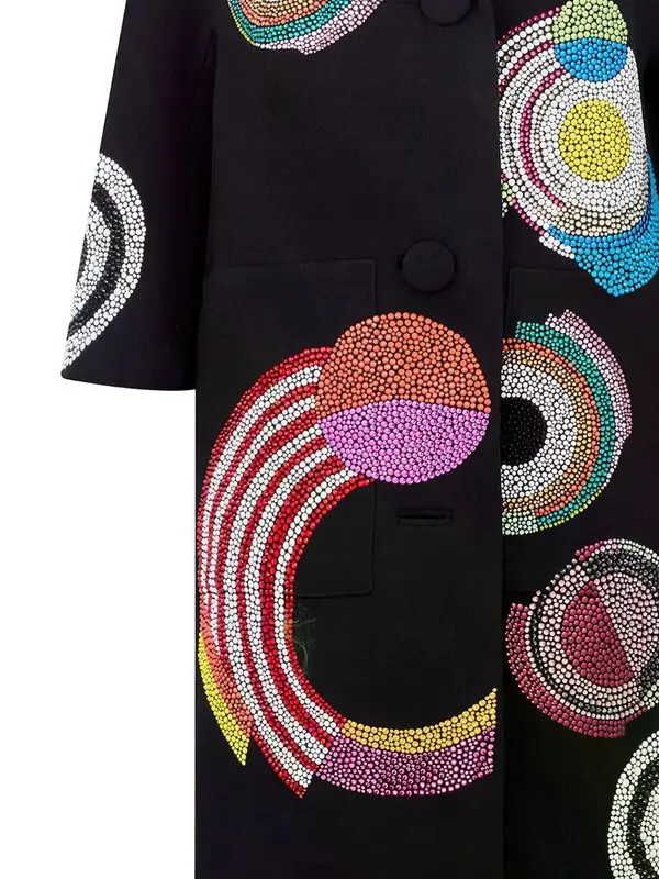 Libertine Sonya Crystal Embellished Single-breasted Coat