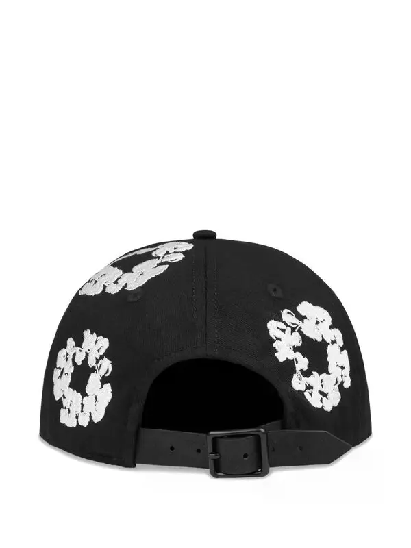 DENIM TEARS The Cotton Wreath Cap - Black