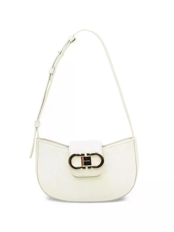 FERRAGAMO Gancini Shoulder Bag - Neutrals