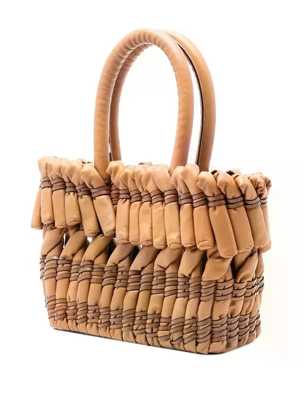 Loewe Small Nappa Tubular Basket Tote - Brown