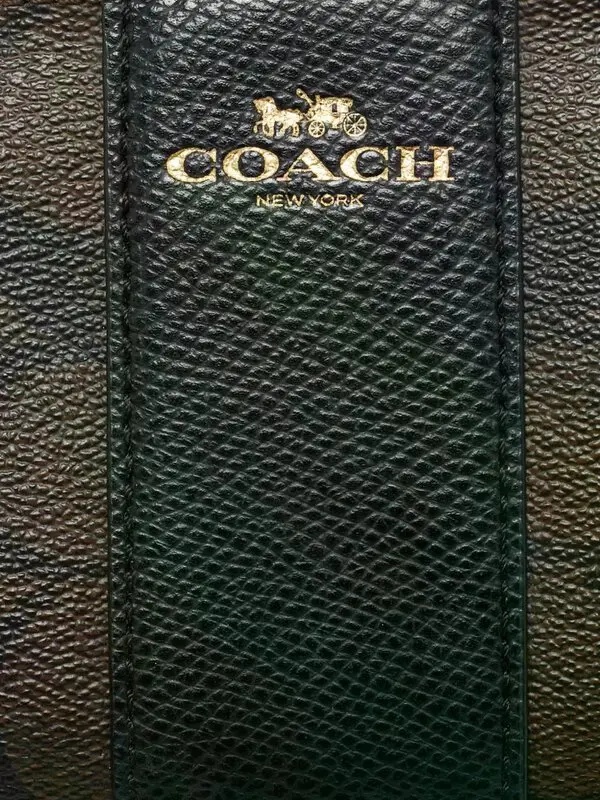 COACH VINTAGE Signature Corner-zip Clutch Bag