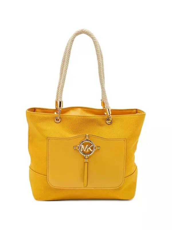 Michael Kors Logo-detail Shoulder Bag - Yellow