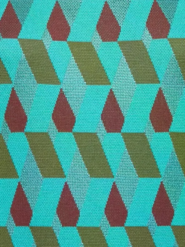 La DoubleJ Diamond Pattern Midi Dress