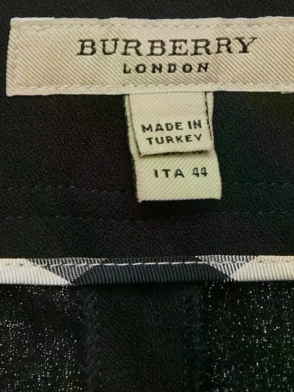 Burberry Wool Belt-loop Trousers