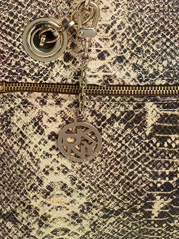 Dkny Snakeskin-embossed Chain-strap Shoulder Bag