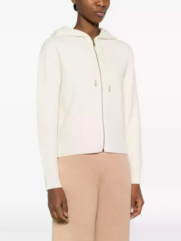 Moncler Zip Through Hooded Cardigan