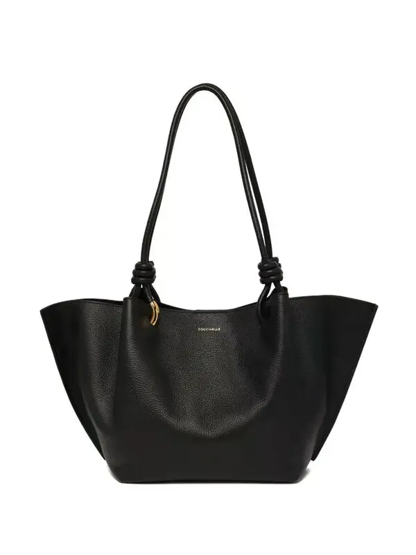 COCCINELLE Finn Textured Leather Tote Bag