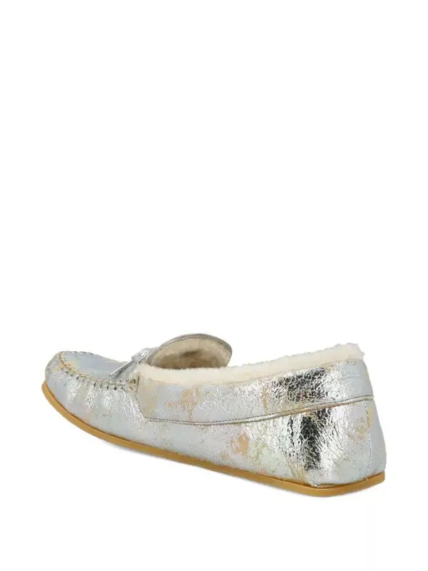 Gucci Logo-plaque Knot -detail Loafers