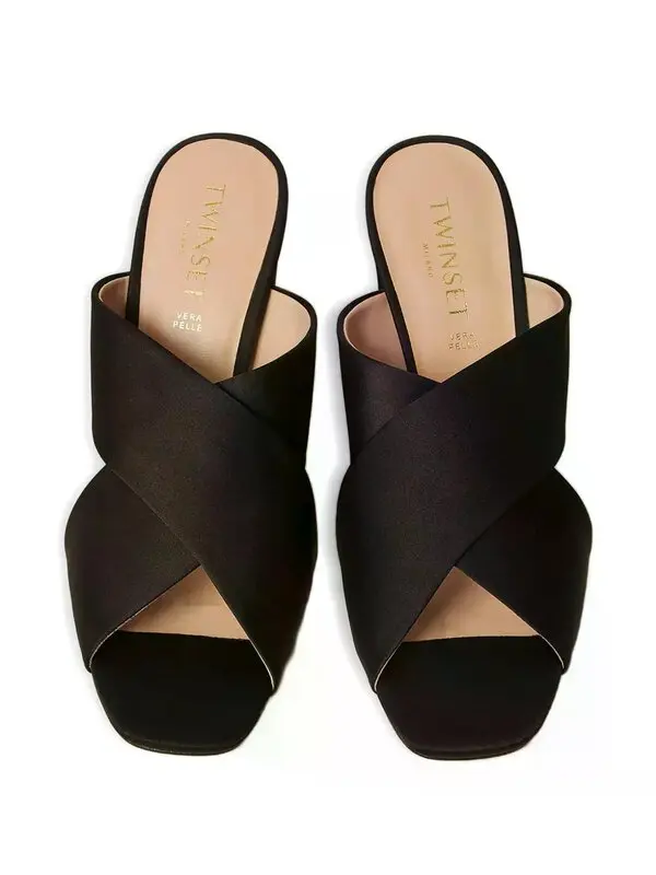 TWINSET Satin Mules