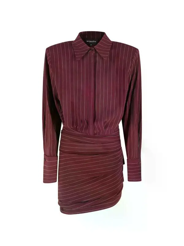 Retrofete Narine Striped Mini Dress