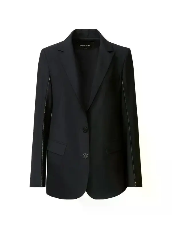 Fabiana Filippi Notched Lapels Button Blazer