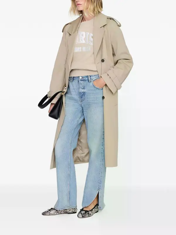 ANINE BING Crewneck Sweatshirt With Graphic Print