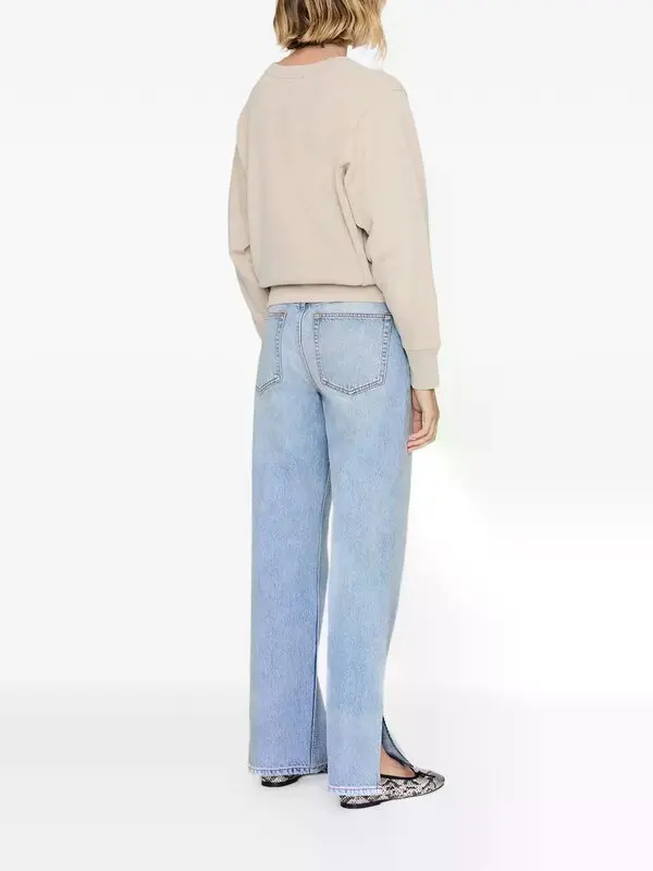 ANINE BING Crewneck Sweatshirt With Graphic Print