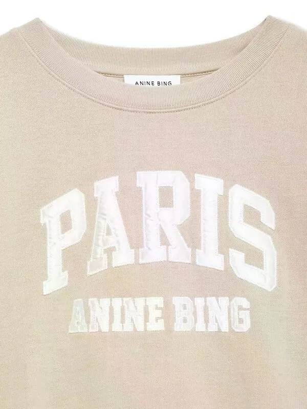 ANINE BING Crewneck Sweatshirt With Graphic Print