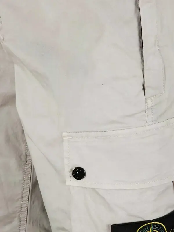 Stone Island Cargo Bermuda Shorts - Neutrals