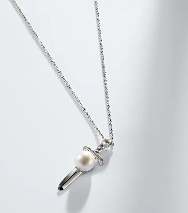 Mateo Sterling Pendant Necklace With Pearl