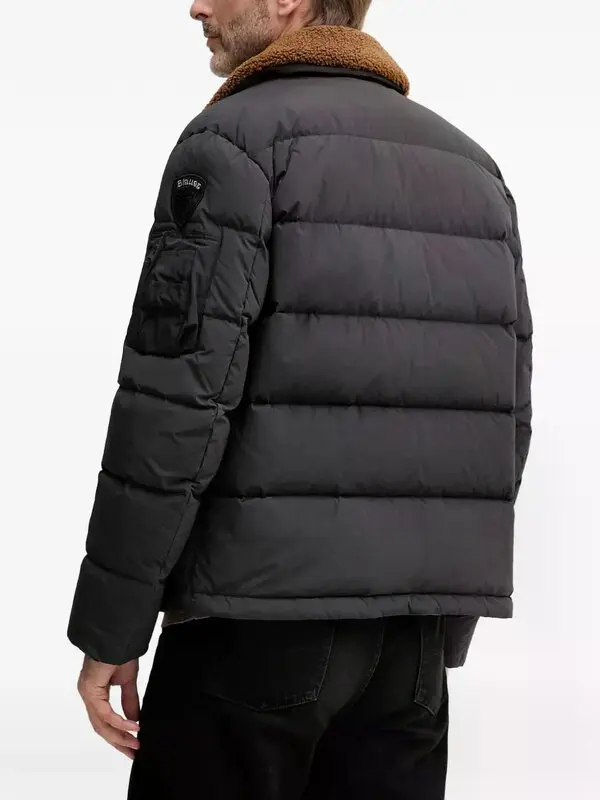 BLAUER. Reynold Padded Jacket With Teddy Collar