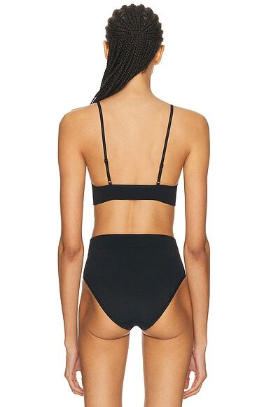 LDMA Low Show V Seamless Bralette - Black