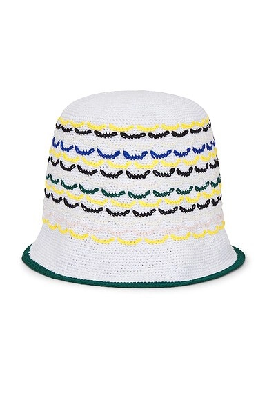 Casablanca Tuck Stitch Hat - Multi