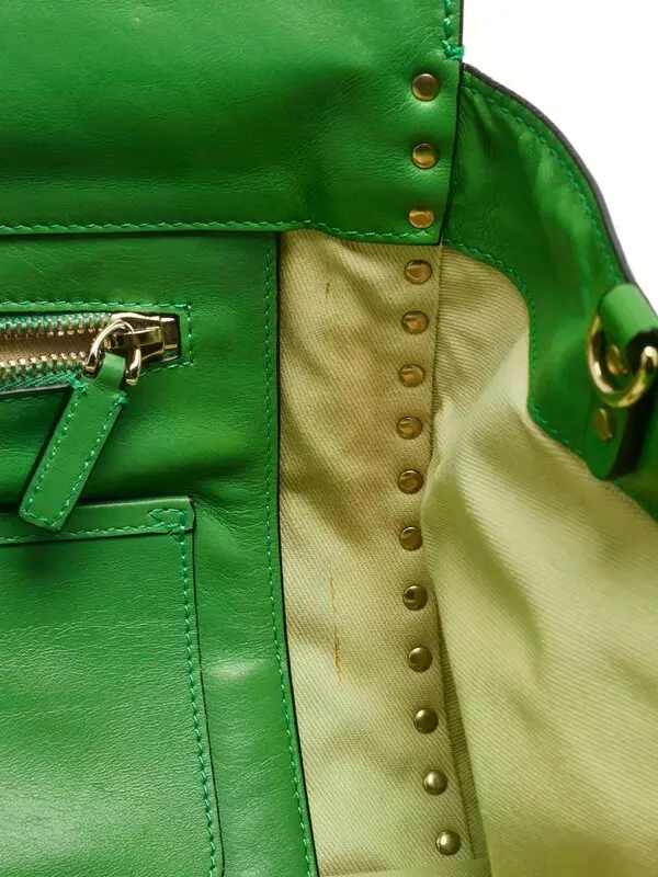 Valentino Garavani Rockstud Trapeze Leather Tote Bag