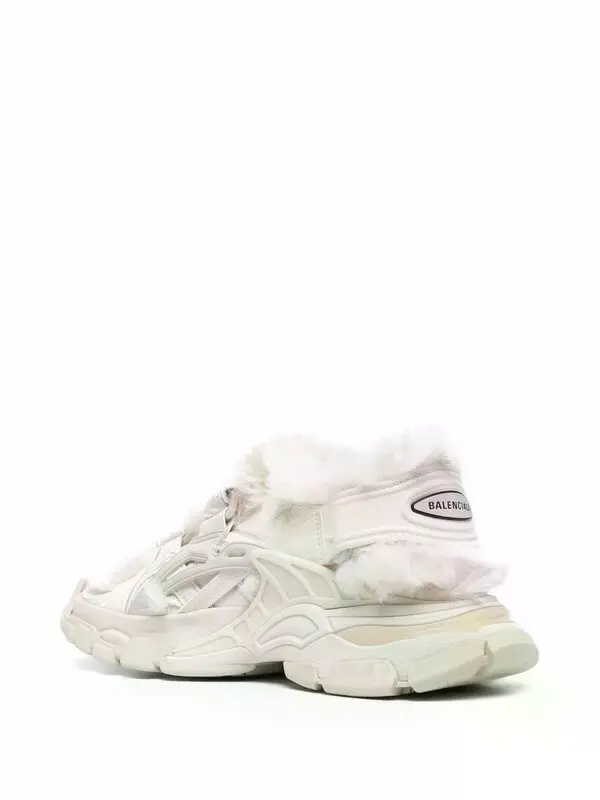 Balenciaga Faux-fur Track Sandals