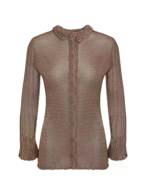 Savannah Morrow Collared Button-up Cardigan