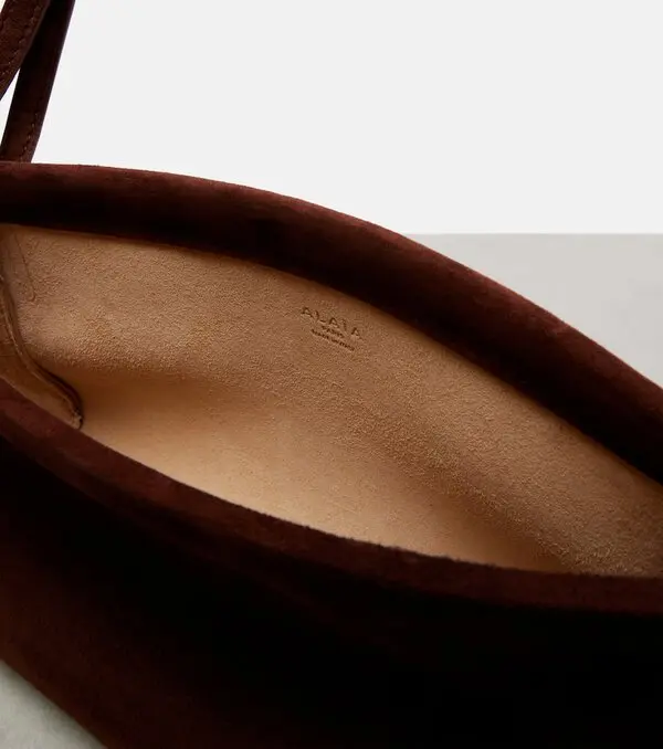 Alaïa Le Click Suede Shoulder Bag - Brown