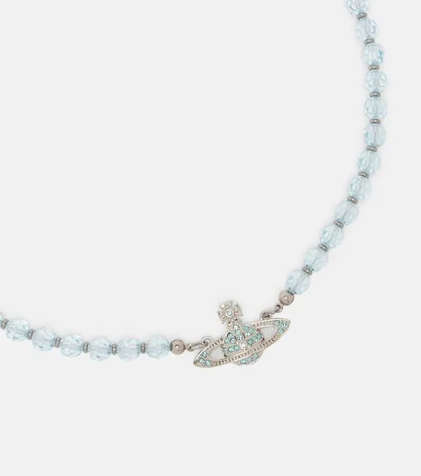 VIVIENNE WESTWOOD Embellished Choker Necklace - Blue