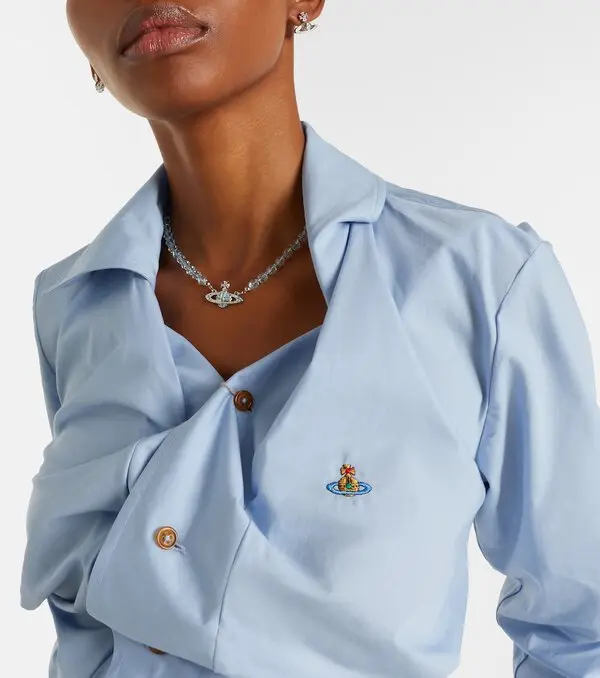 VIVIENNE WESTWOOD Embellished Choker Necklace - Blue