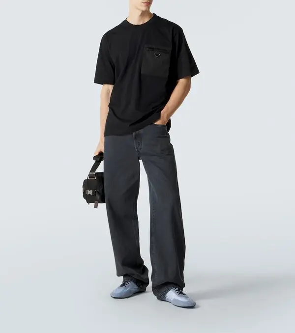 Prada Cotton Jersey T-shirt - Black