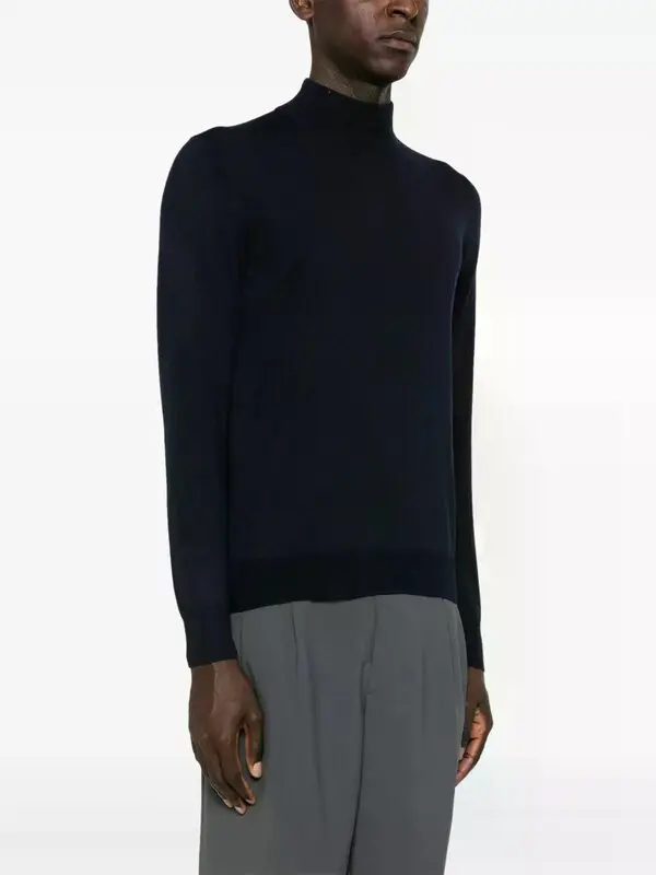 FILERIA Virgin Wool High Neck Sweater