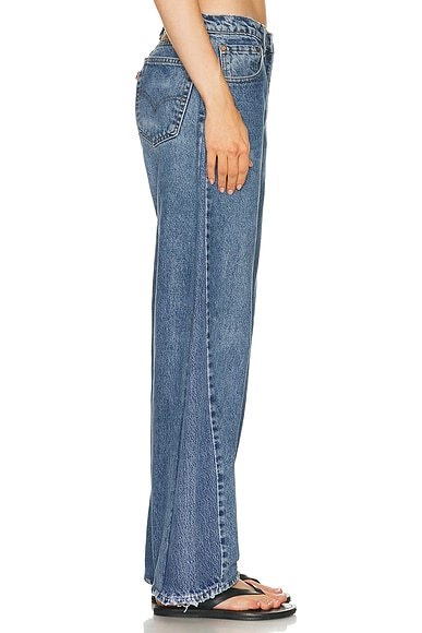 ALIGRACE 90's Trouser Wide Leg Jeans - Medium Dark