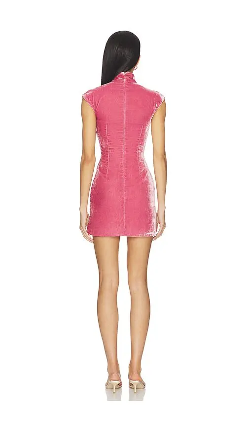 SAU LEE Dawn Velvet Dress