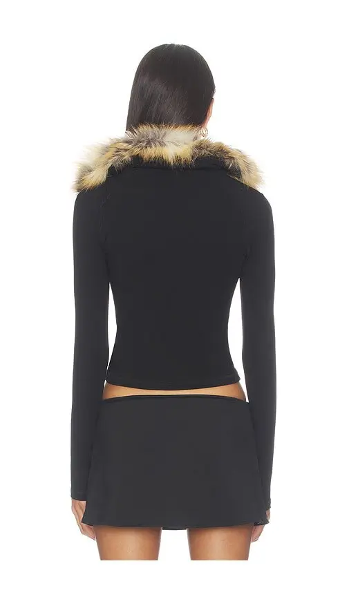 Ottolinger Furry Fitted Polo Top