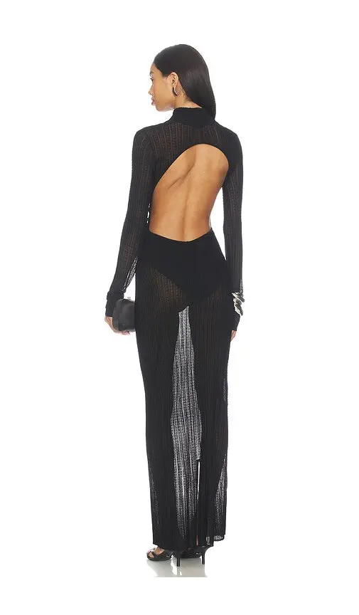 Nbd Pranjal Bodysuit Dress In . Also - Black