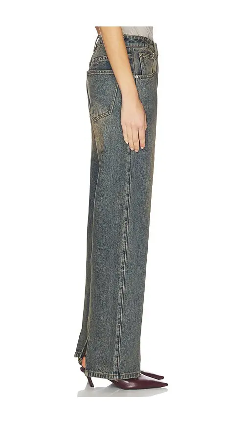 MIMCHIK Split Hem Jean In . Also