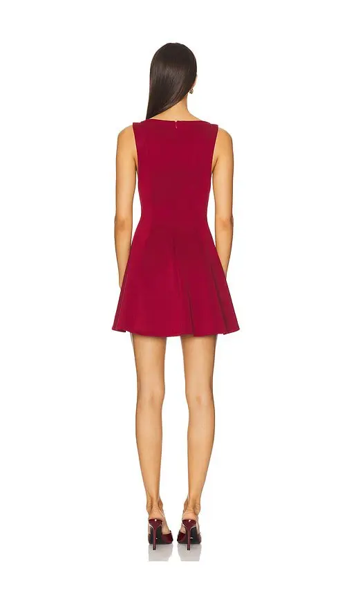 ALL THE WAYS Sonya Flare Mini Dress - Red
