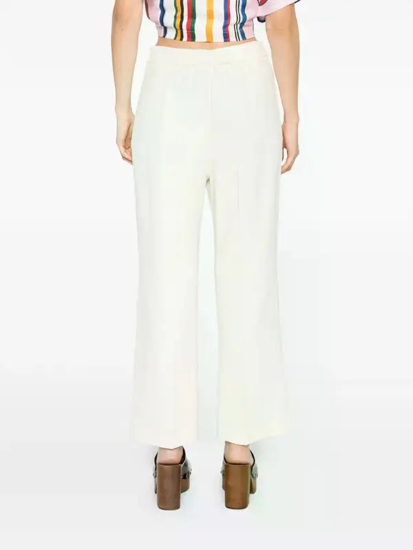 Etro Flared Trousers With Zip Fastening